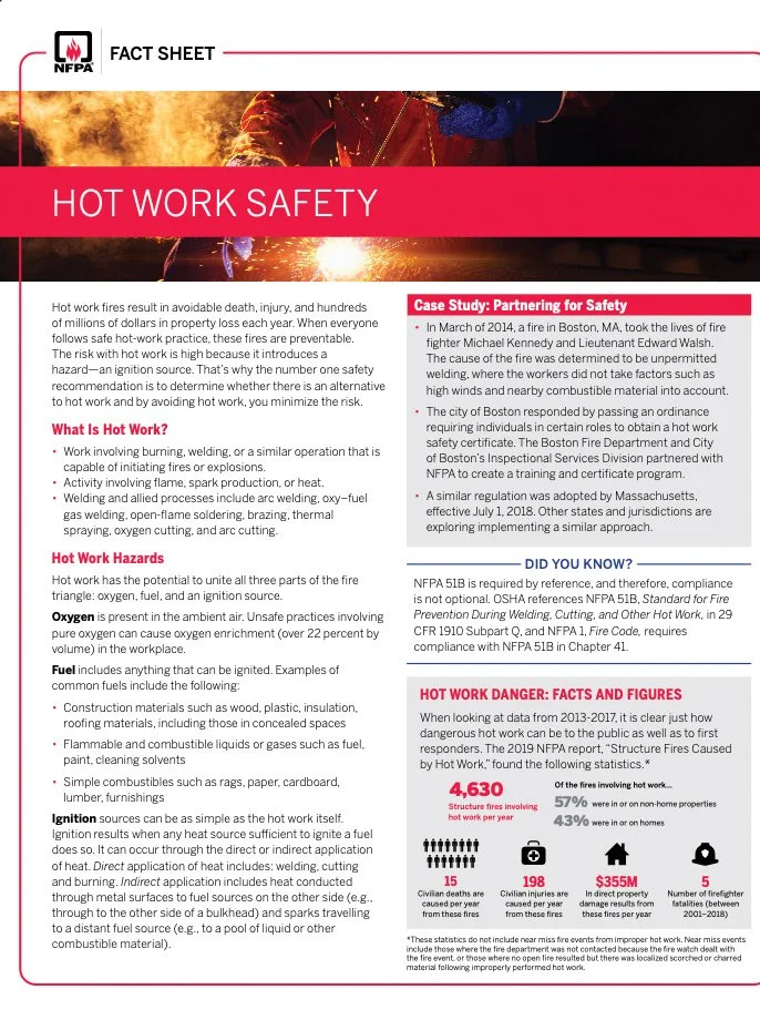 Hot Work Resources — Welding Resource Center