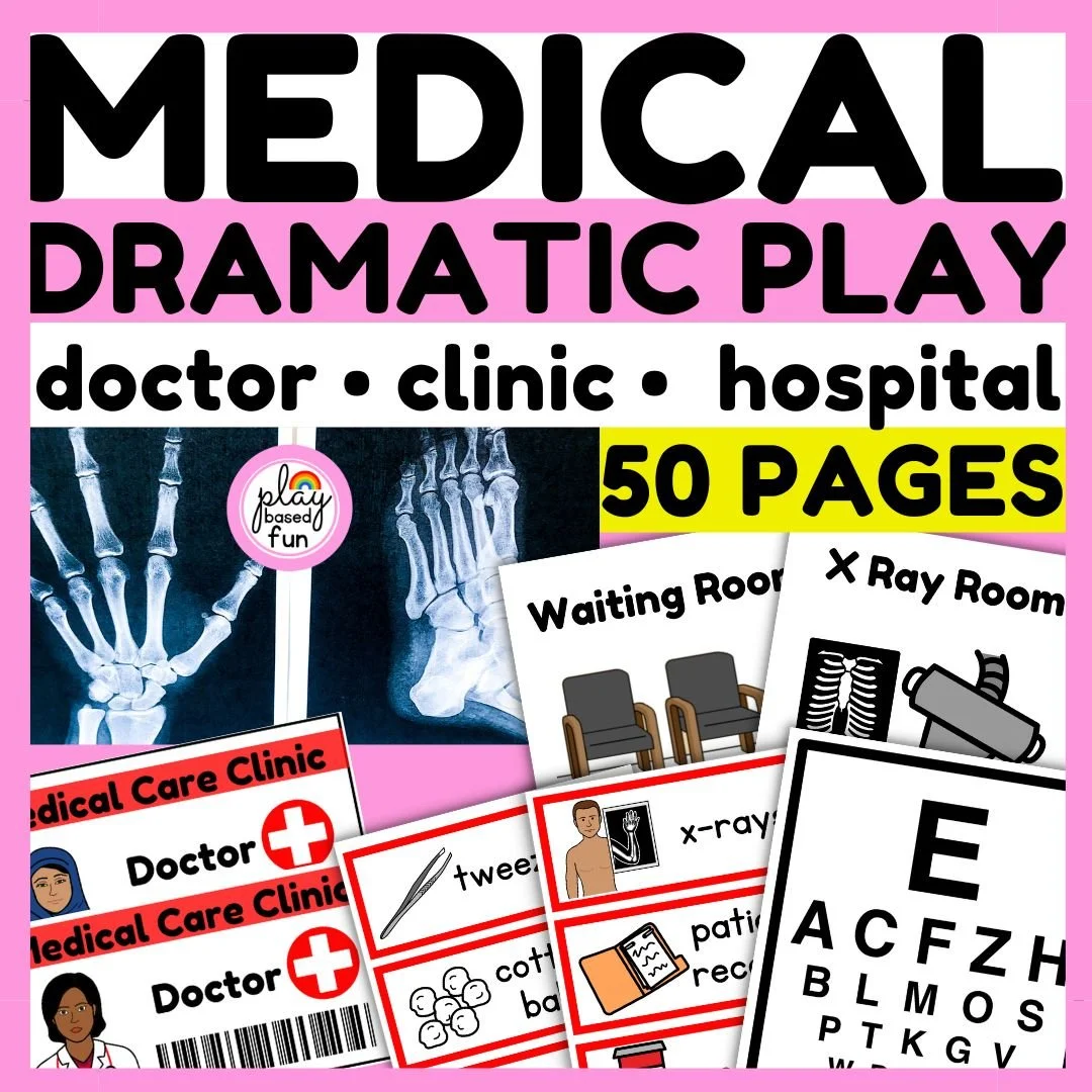 Dramatic play printables for prek, kindergarten, special education ...