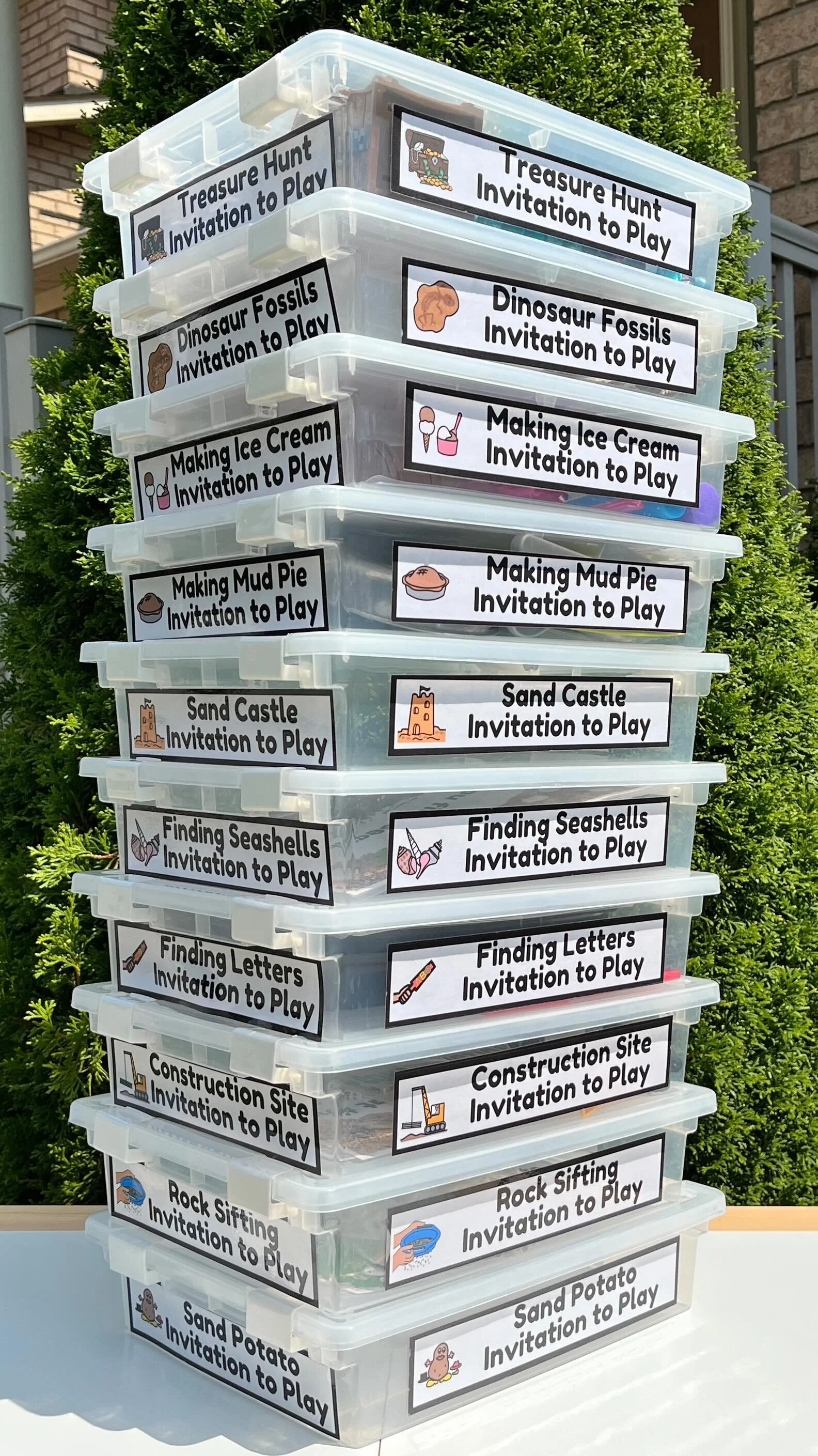 literacy and math task boxes for special education, autism, prek, ecse ...