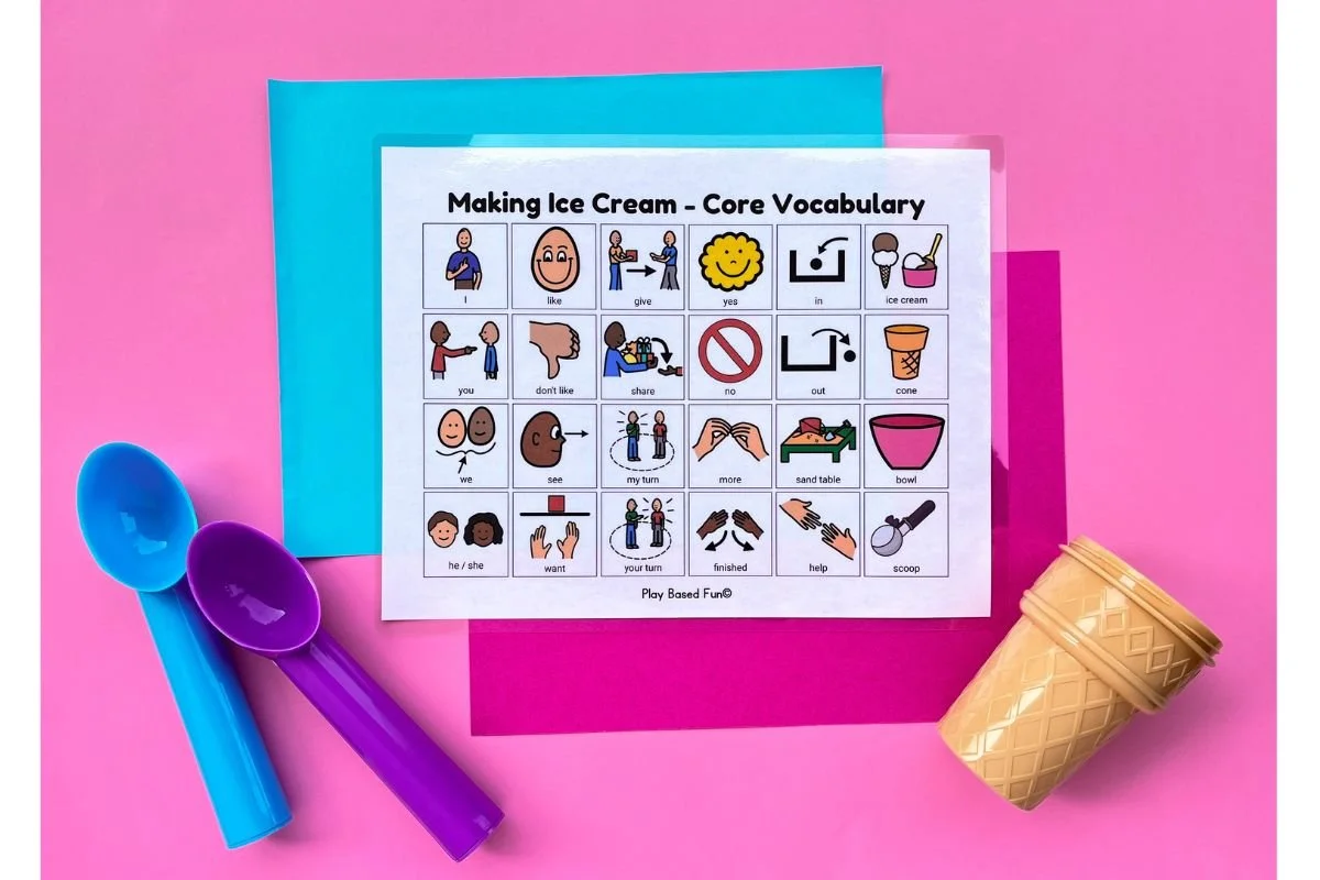 10 Sensory Bin Invitation to Play Printables with Core Boards for Early ...