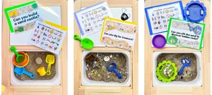 10 Sensory Bin Invitation to Play Printables with Core Boards for Early ...
