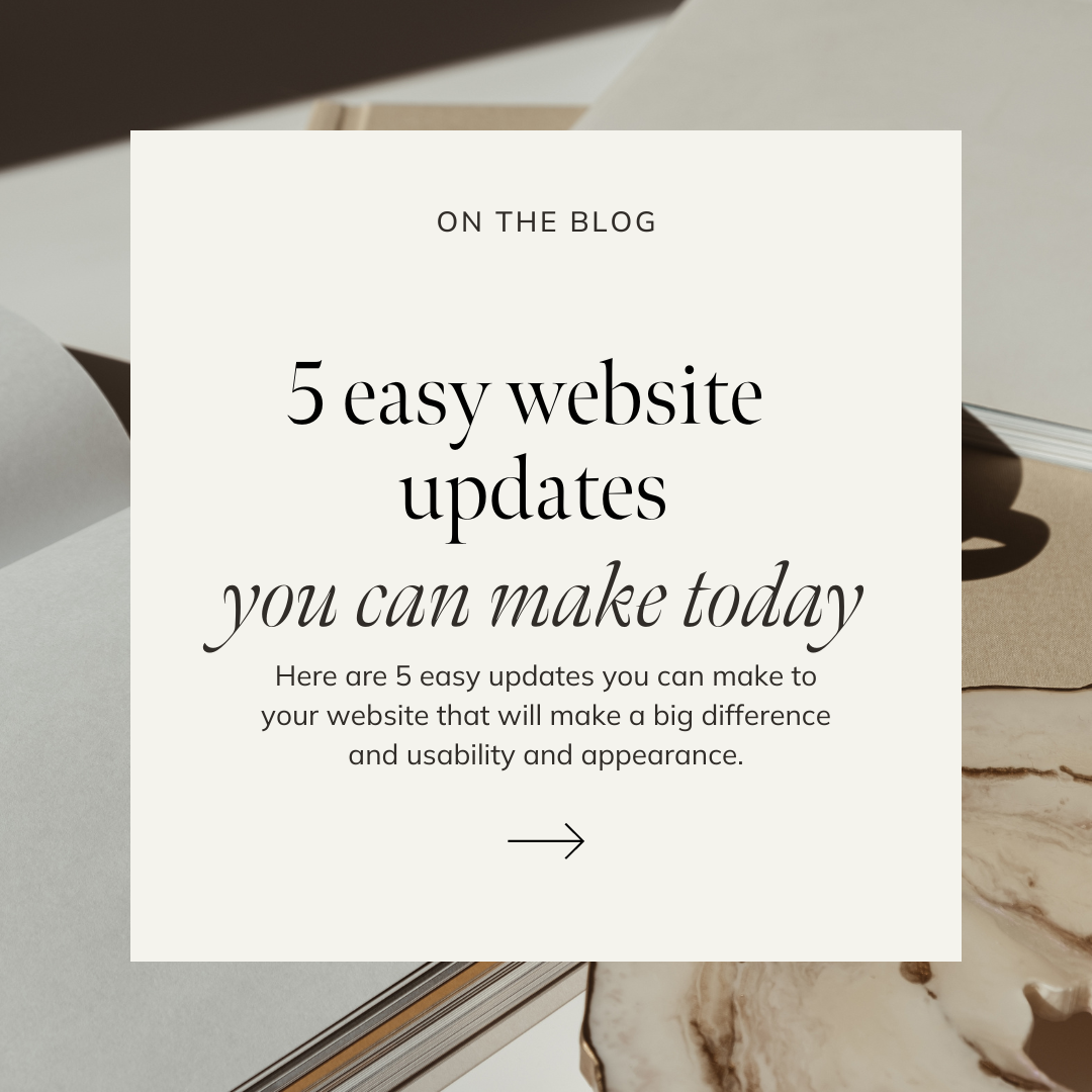 5 Easy Website Updates You Can Make Today — SUPERFECTA MANAGEMENT