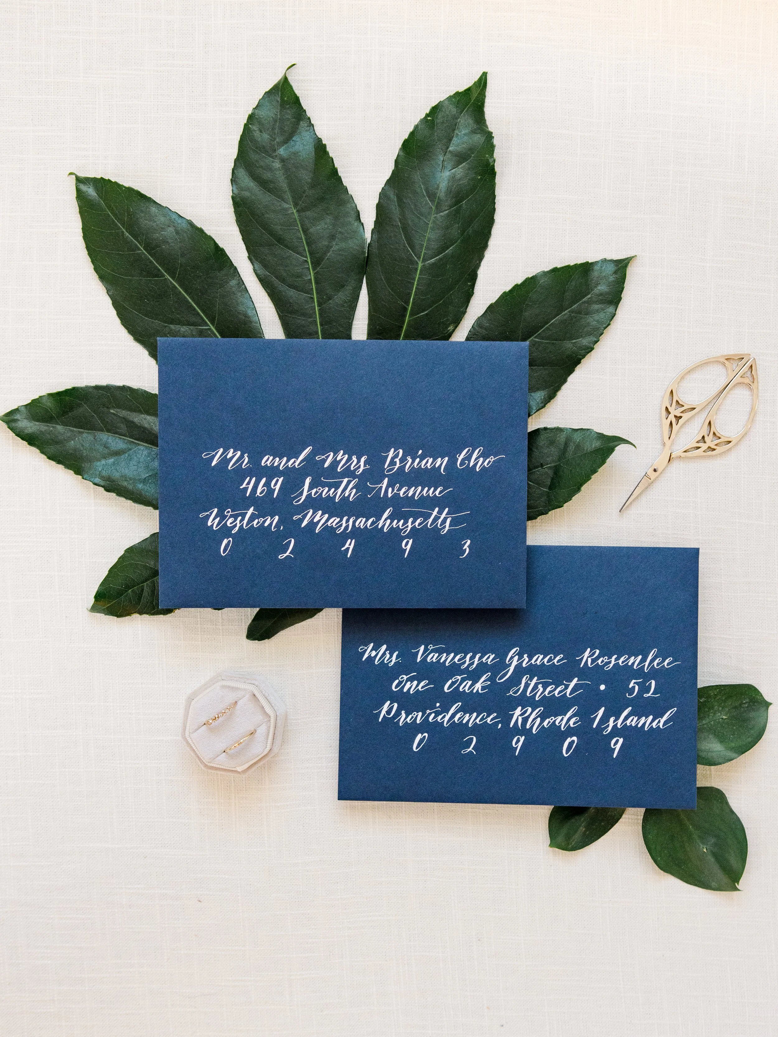 Luxury Custom Calligraphy Wedding Invitations | Adara Meyers Calligraphy