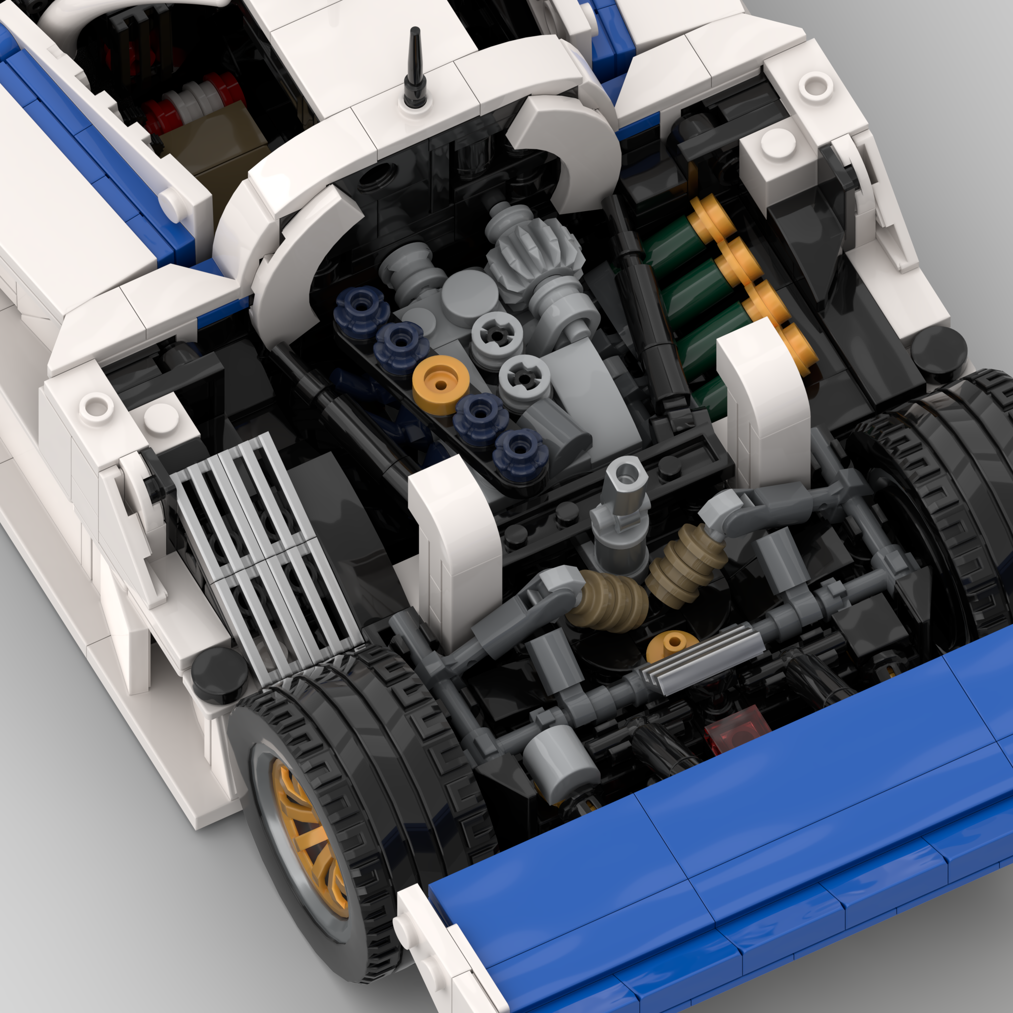 Mazda 787B (white) inspired kit — Pingubricks