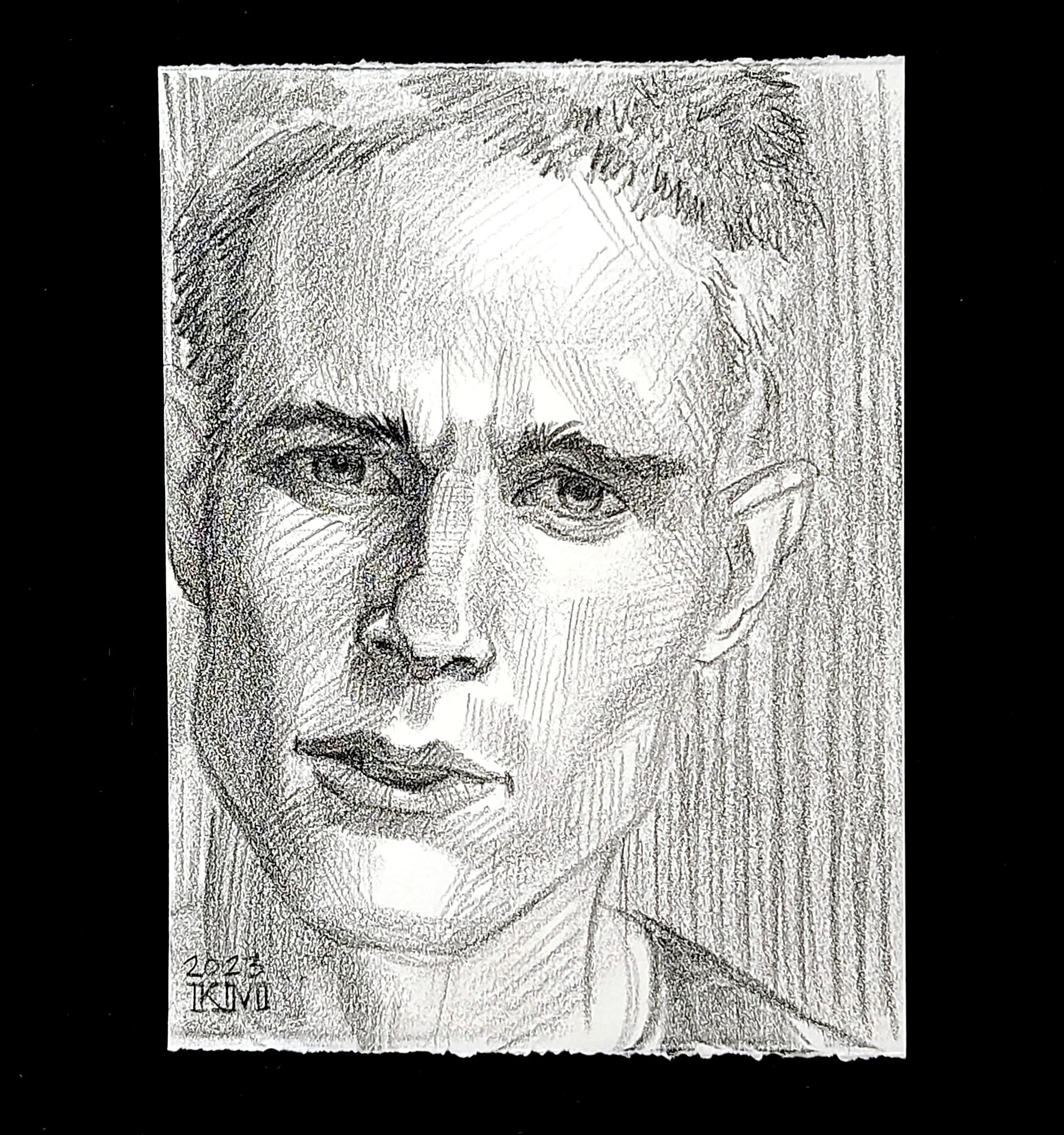 Paragon, 9x12 inches crayon on cotton paper by Kenney Mencher A ...