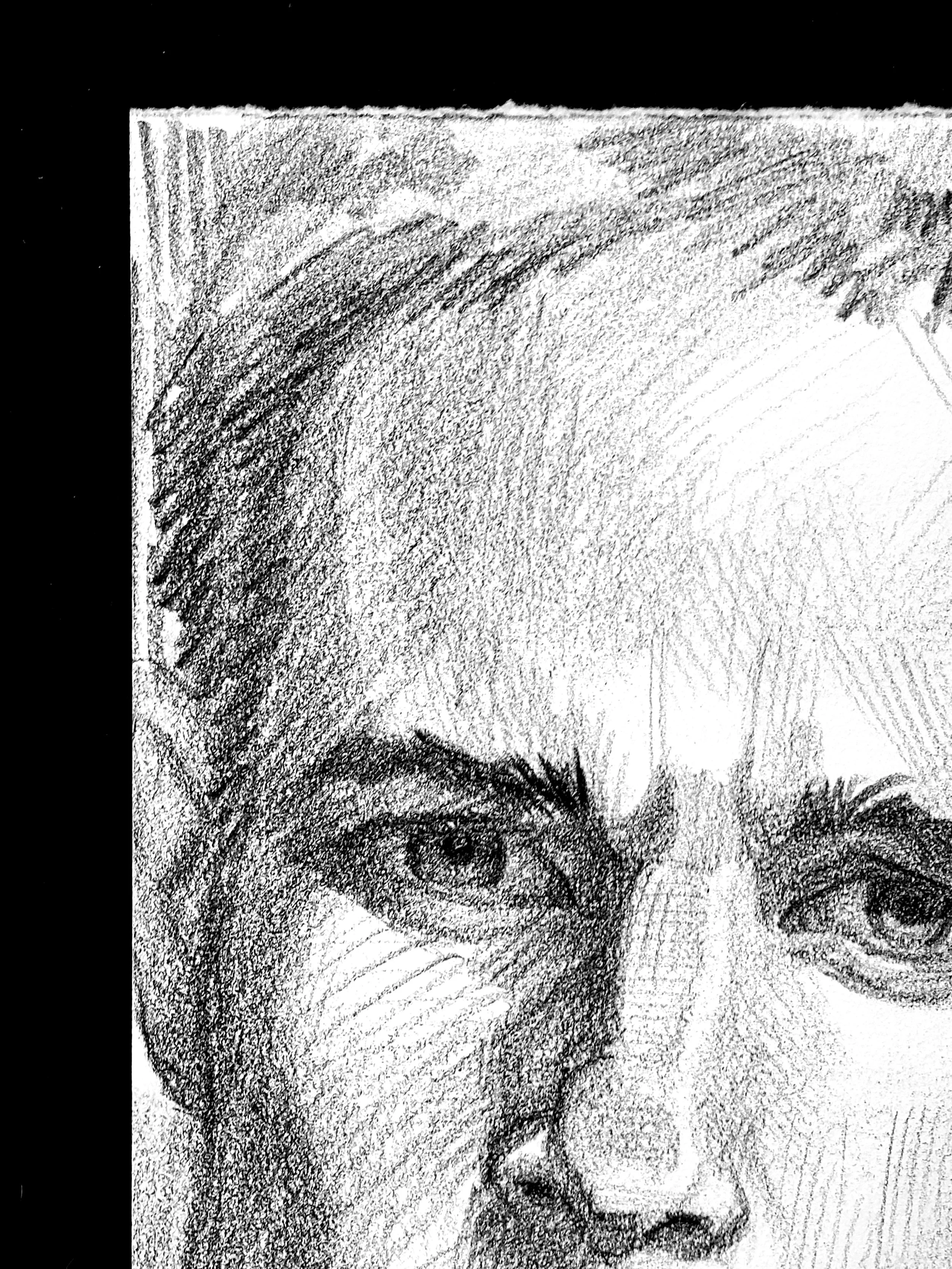 Paragon, 9x12 inches crayon on cotton paper by Kenney Mencher A ...