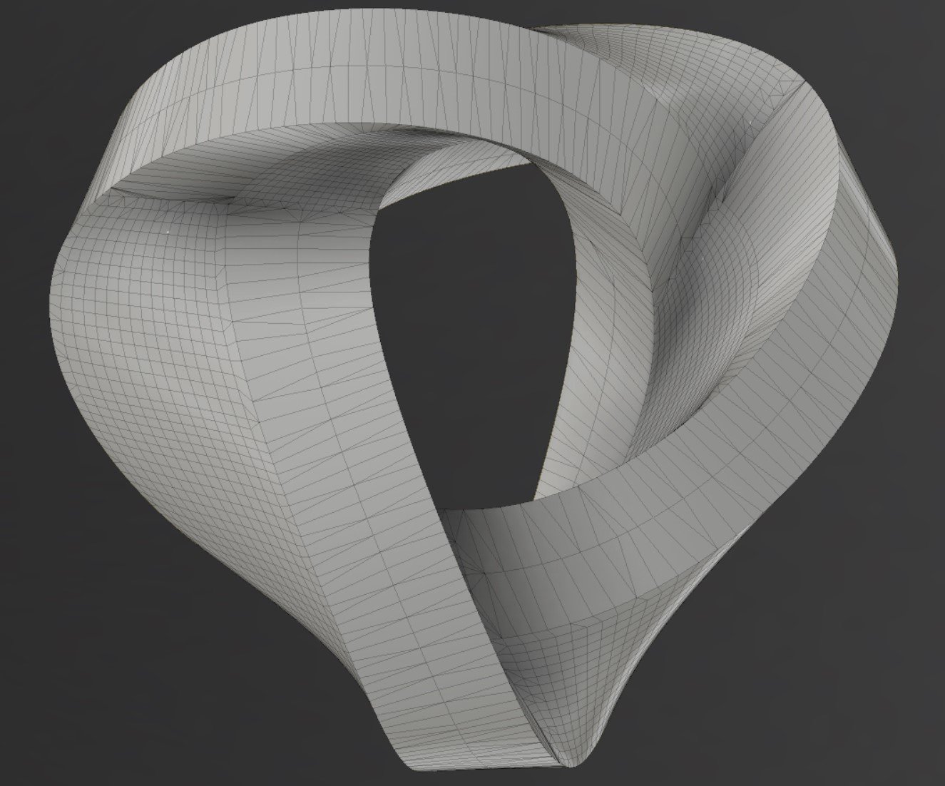 Model for 3D Printing - Shelled Triangular BFFA Mobius — BFFA - Better ...