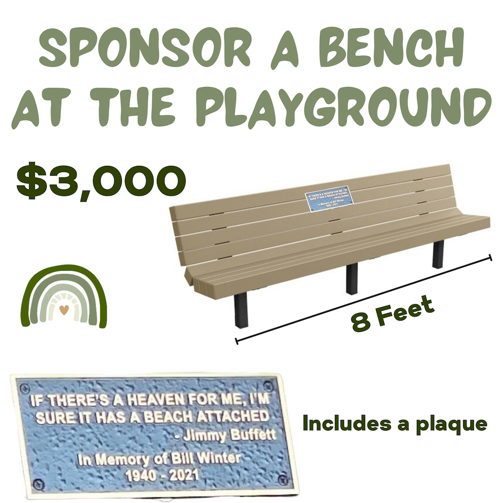 Sponsor a Bench at the Playground! — Eli Hart Memorial Playground