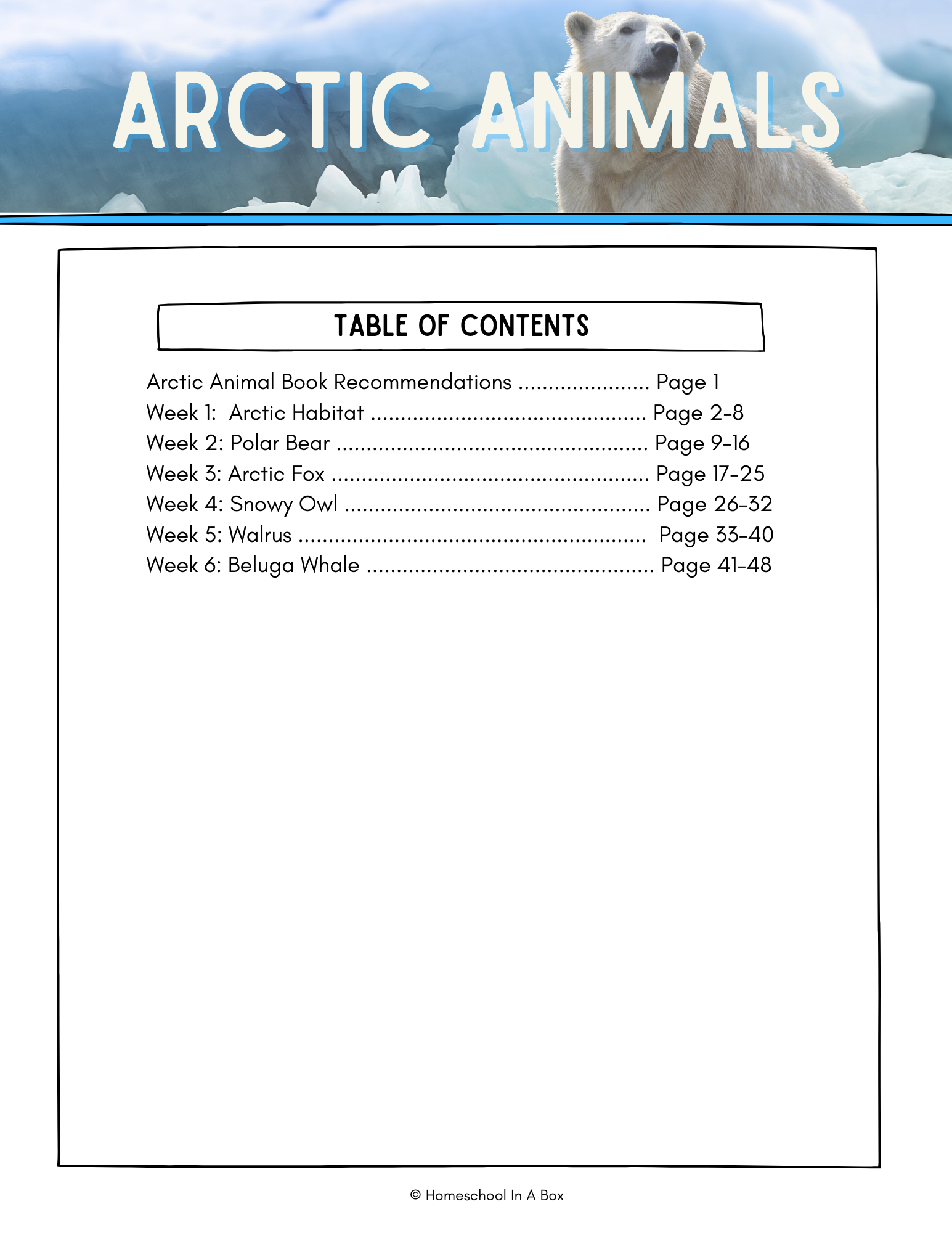 Animal Science Bundle: Arctic & Farm Animals — Homeschool In A Box