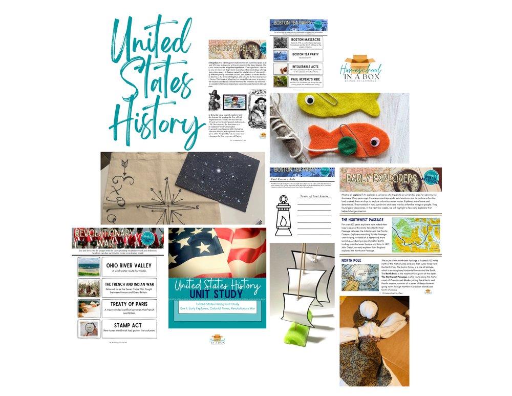 American History Unit Study with hands-on activities for kids and ...