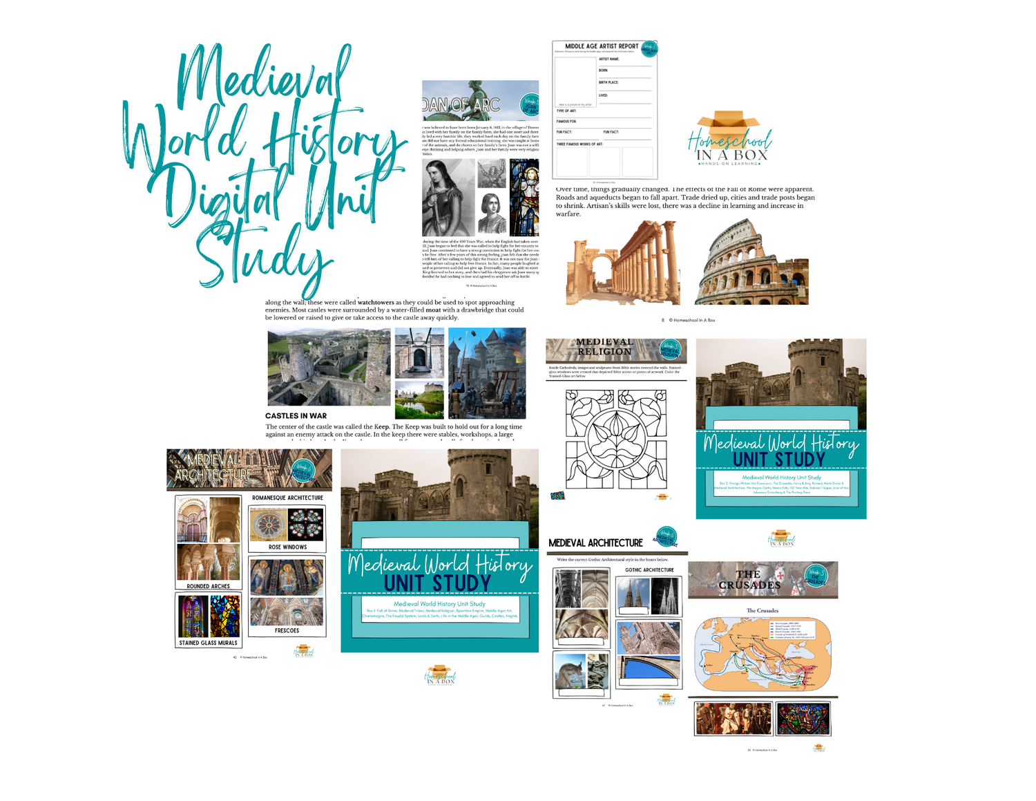 United States History Box 2 Digital Unit Study — Homeschool In A Box