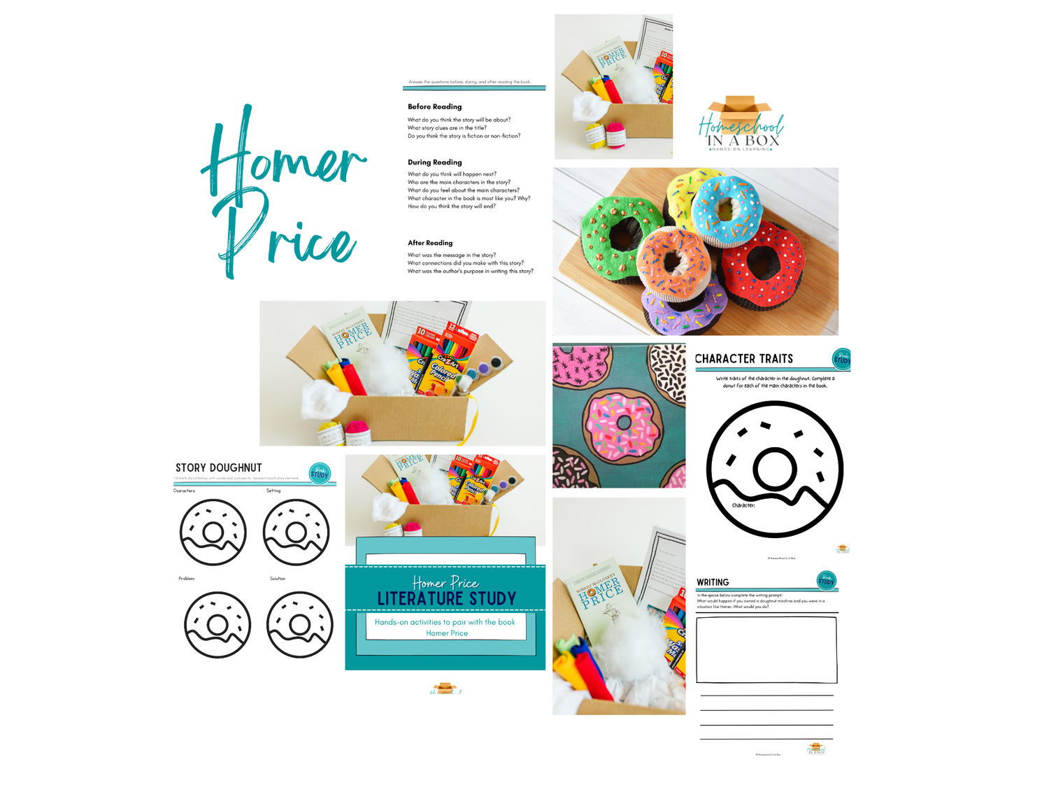 Seasonal Literature Craft box for kids — Homeschool In A Box