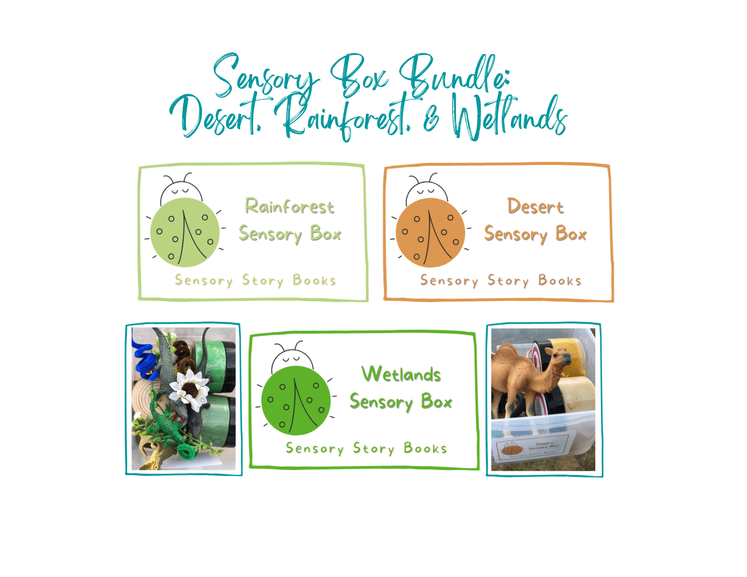 Sensory Story Book Bundle: Hungry Caterpillar, Monster End of Book, The ...
