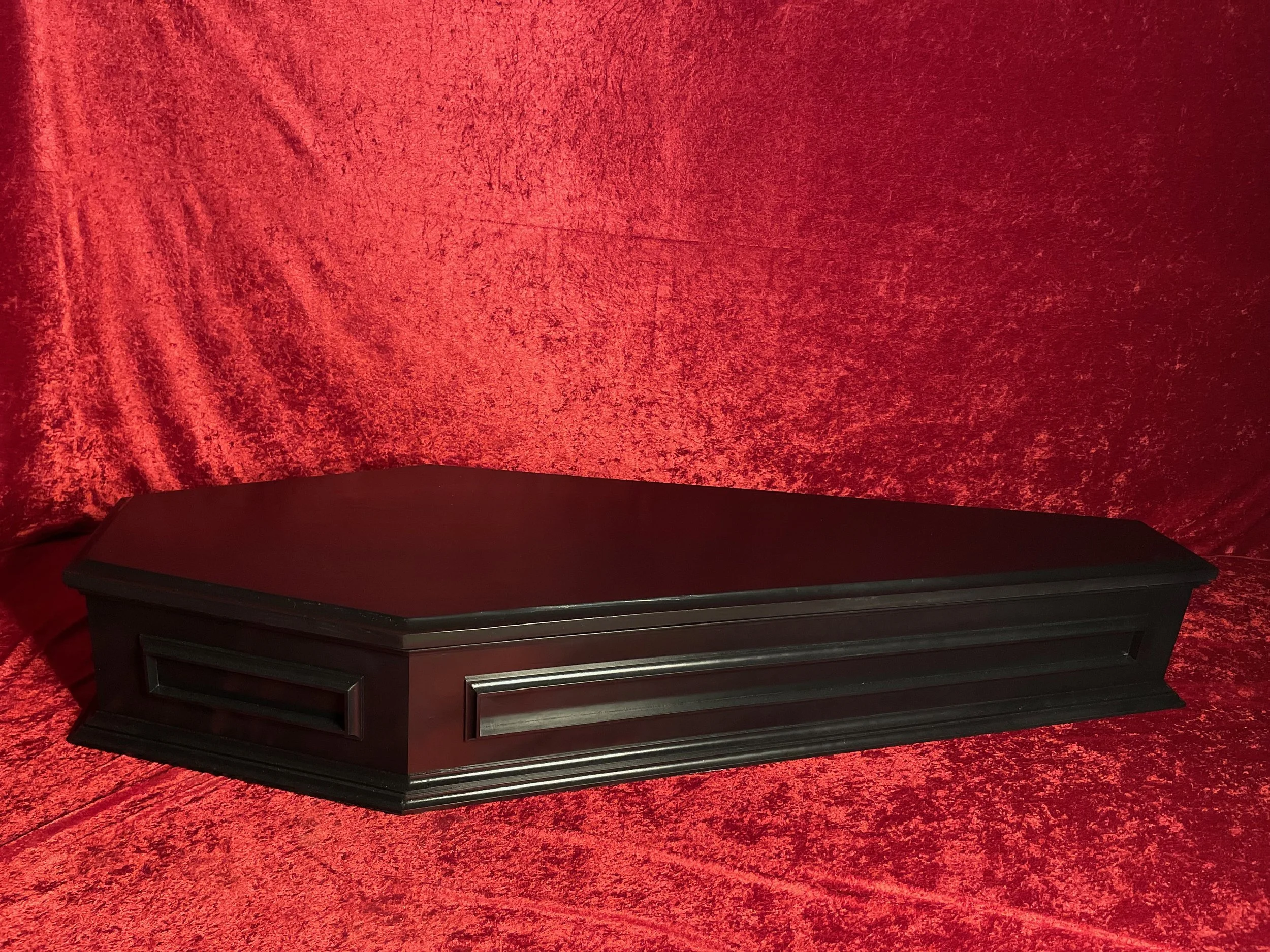 6Ft Coffin Table W/ Bat Winged Legs — Home