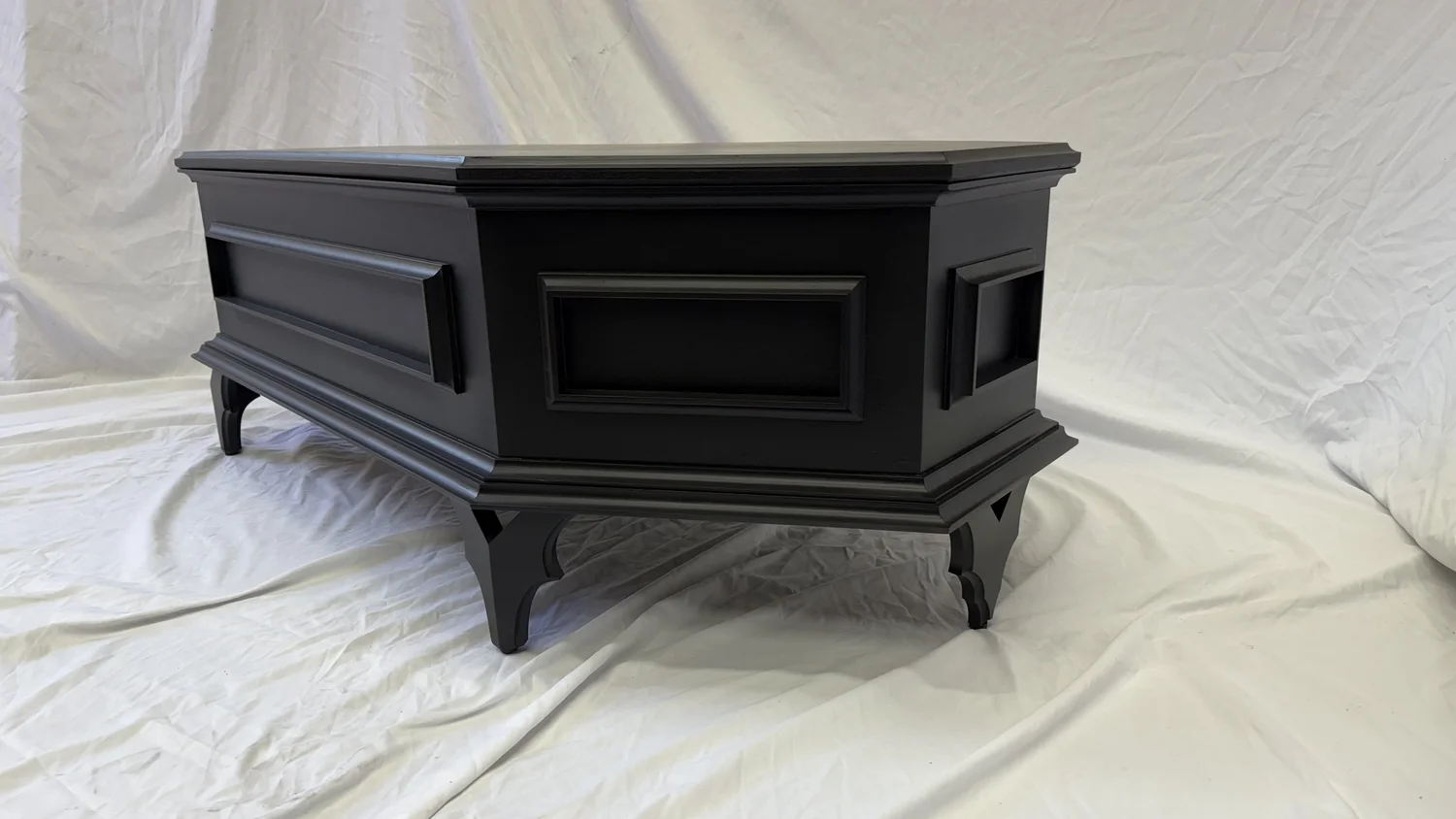 6Ft Coffin Table W/ Bat Winged Legs — Home