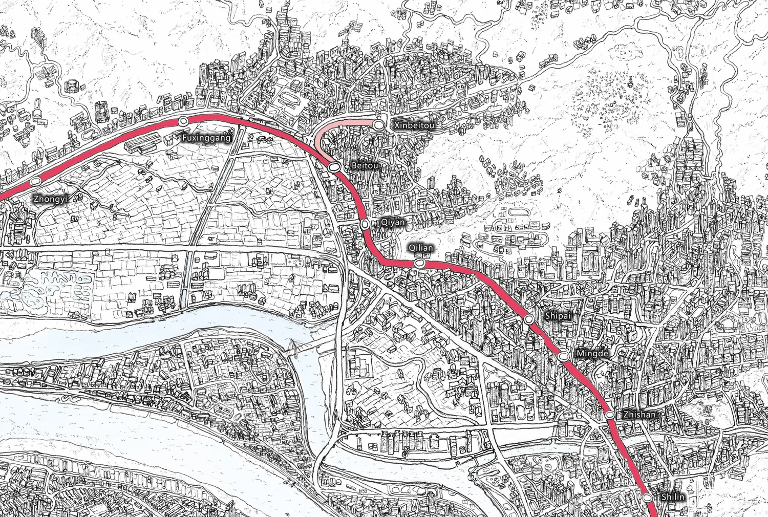 Taipei MRT Map — Tom Rook Art