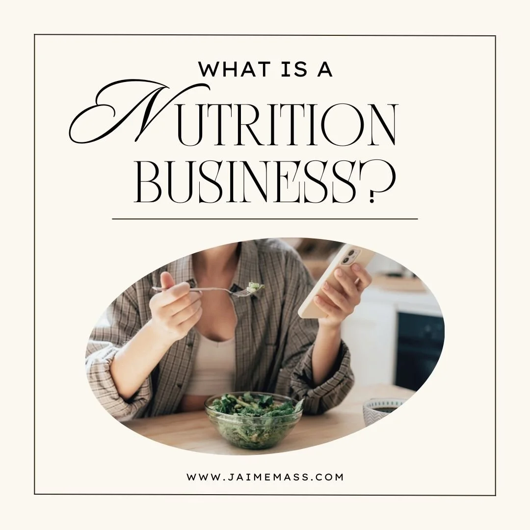 What is a Nutrition Business?