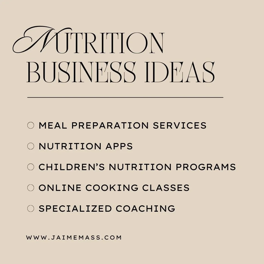 What is a Nutrition Business?