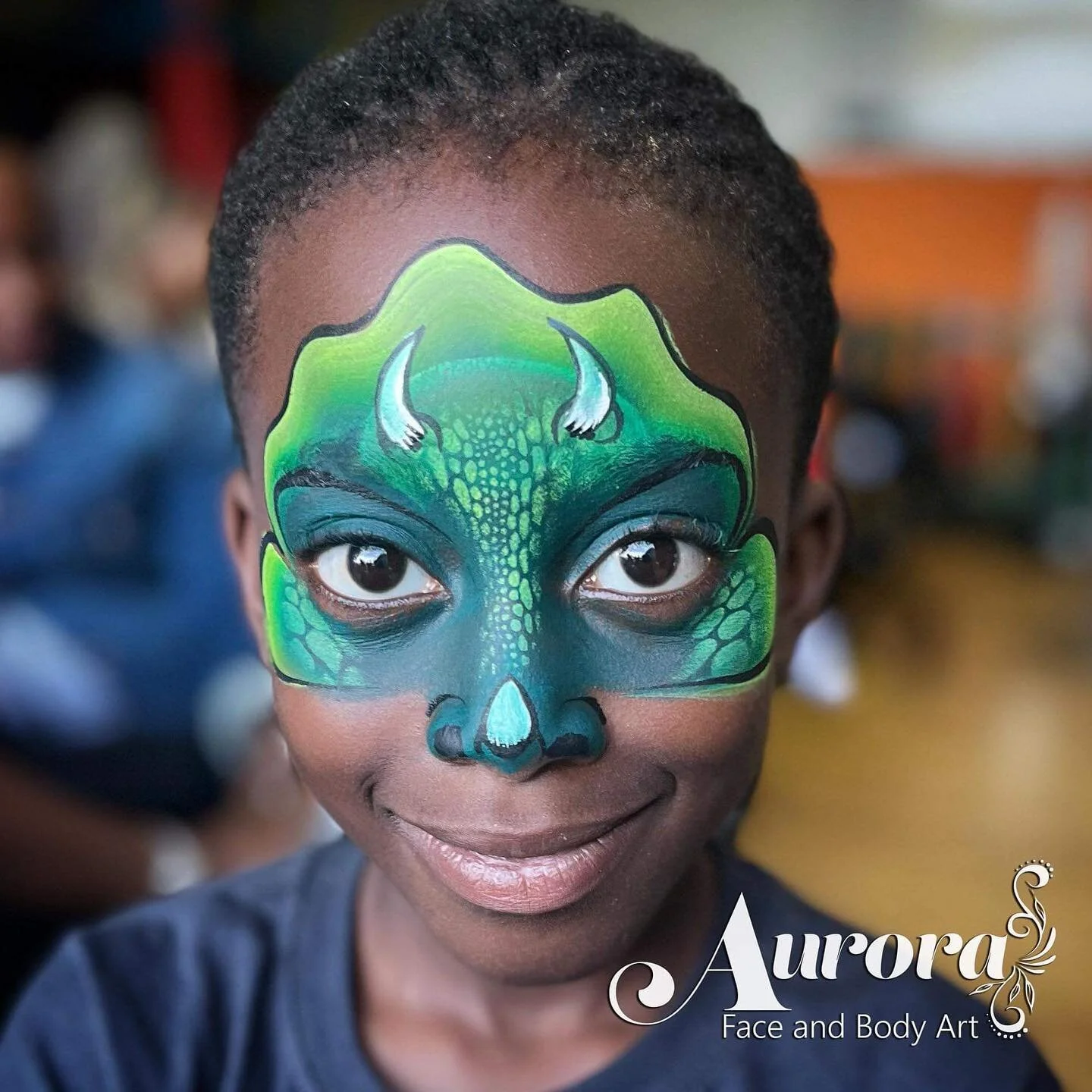 Frog Face Painting