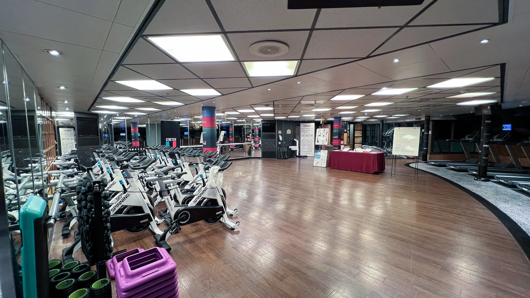 Caribbean Princess Fitness Center — cruisingforone