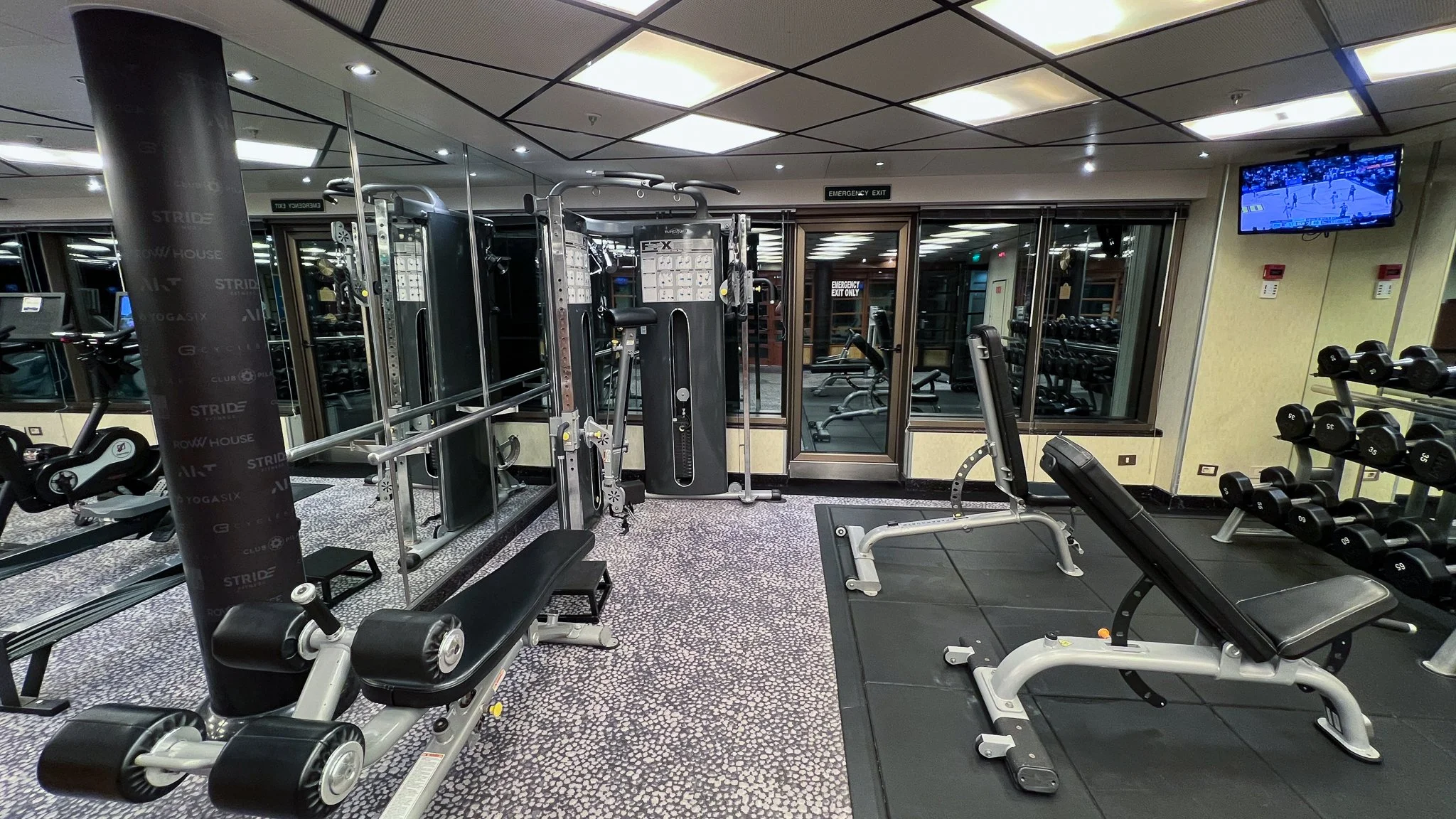 Caribbean Princess Fitness Center — cruisingforone