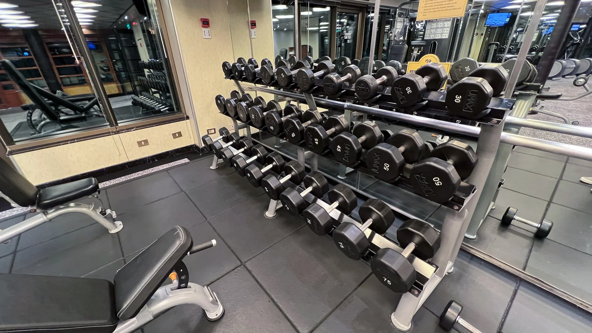 Caribbean Princess Fitness Center — cruisingforone