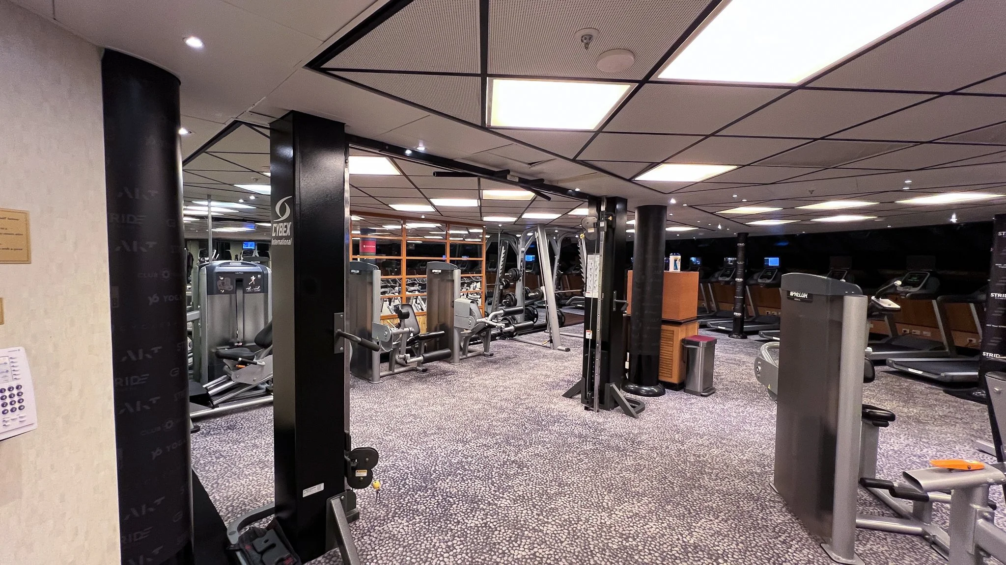 Caribbean Princess Fitness Center — cruisingforone