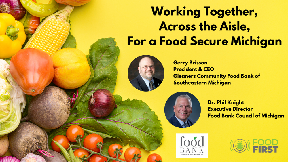 Food First — Food Bank Council