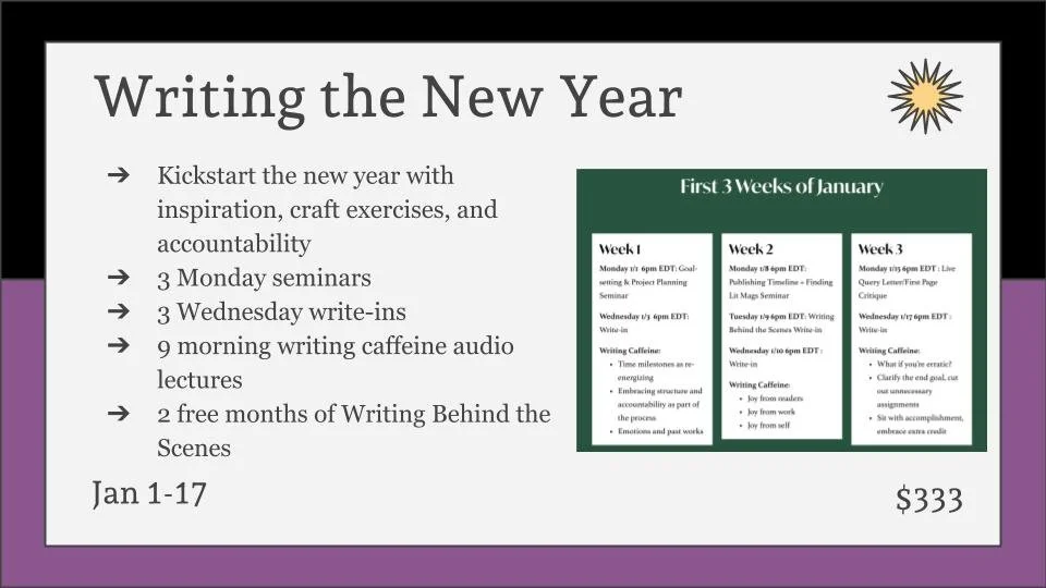 Writing Classes Info Session — Marcella Haddad