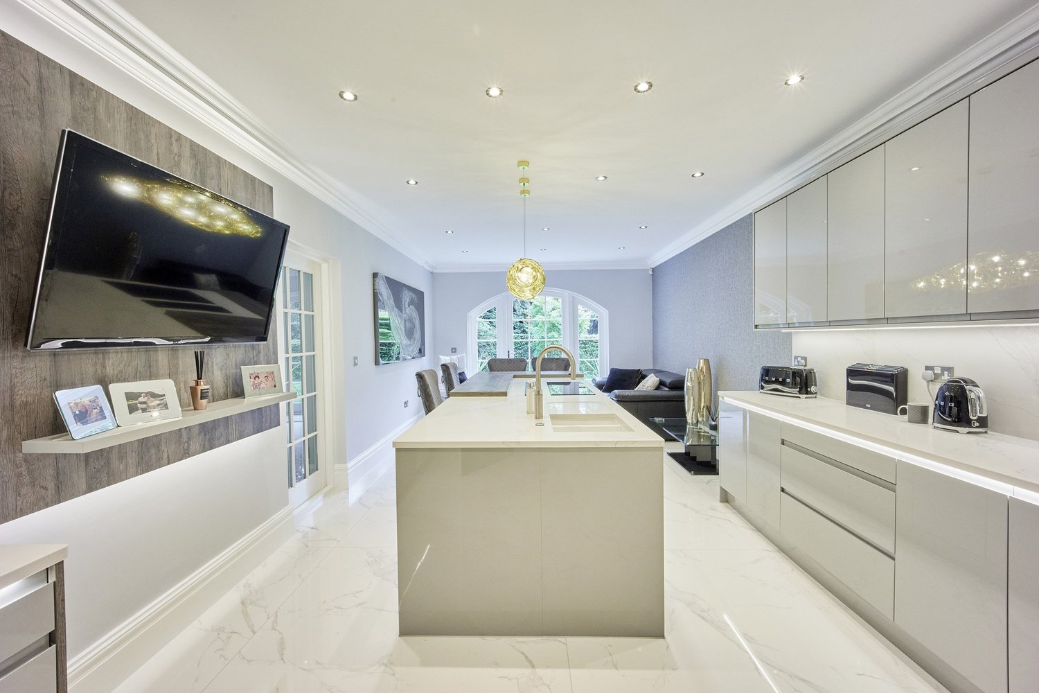 Kitchen Projects - Contemporary - Kitchen Fitting In Warrington ...