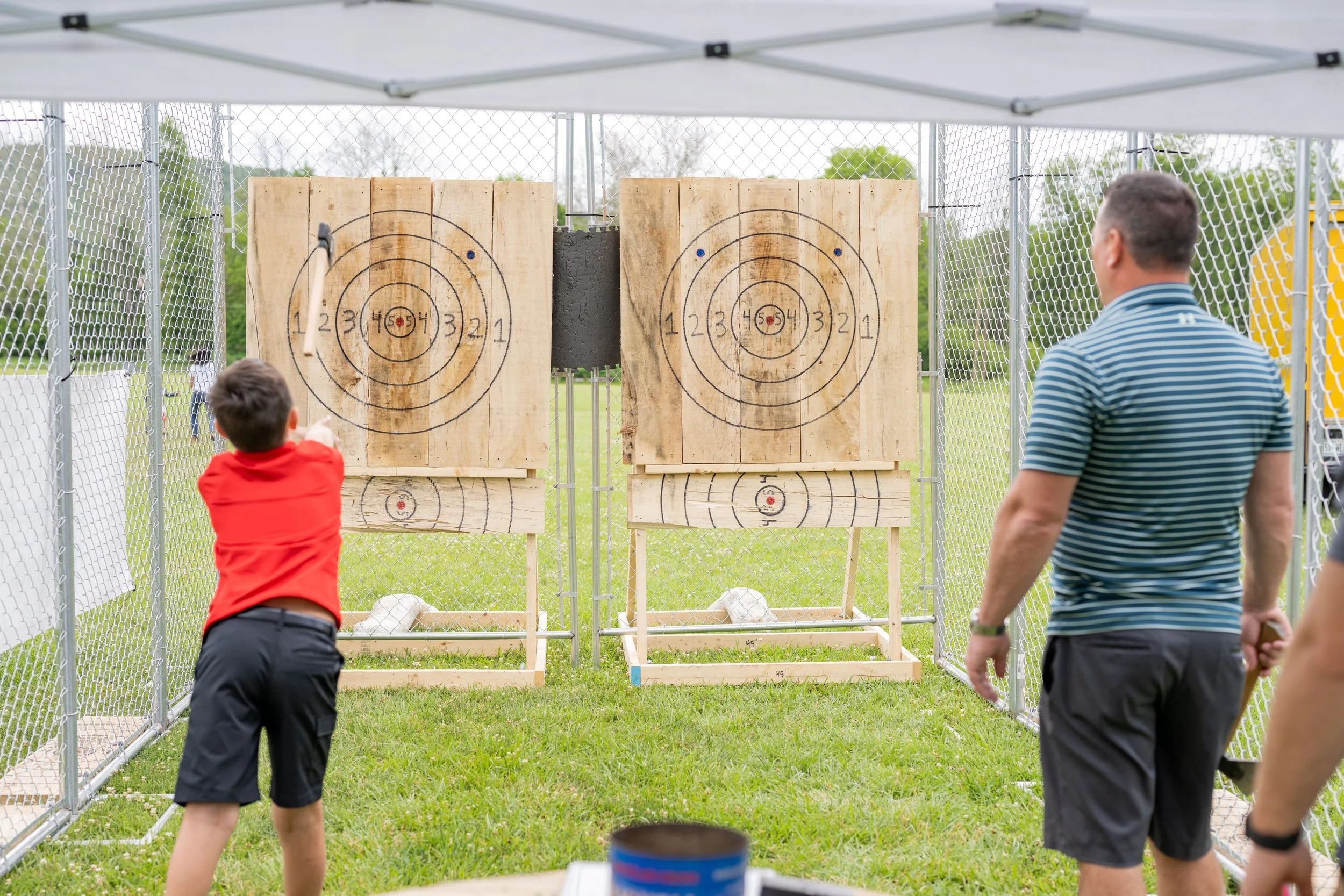 Mobile Axe Range — P.a.C.'s Axe Throwing
