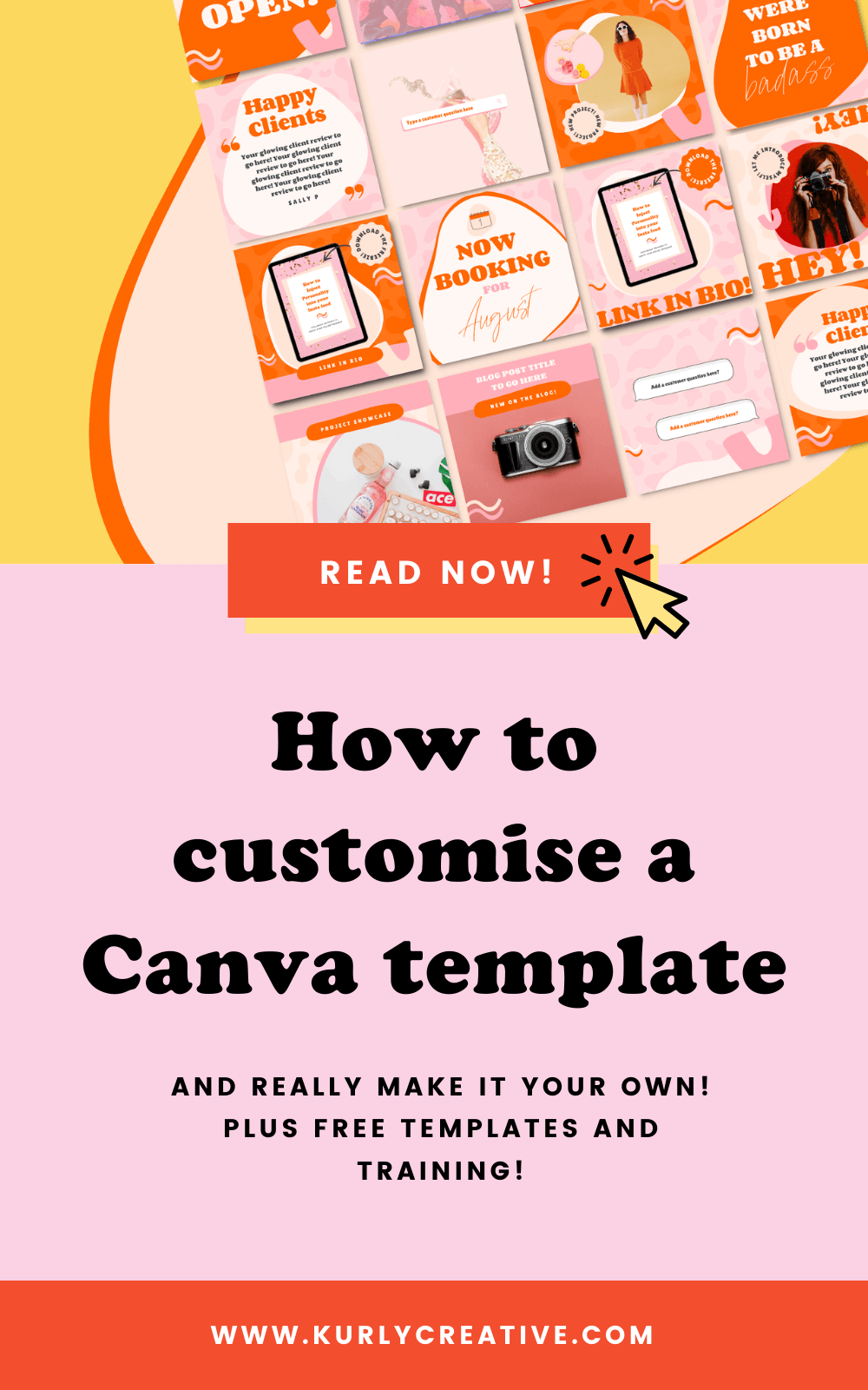 5 ways to customise a free Canva template and make it your own — Kurly ...