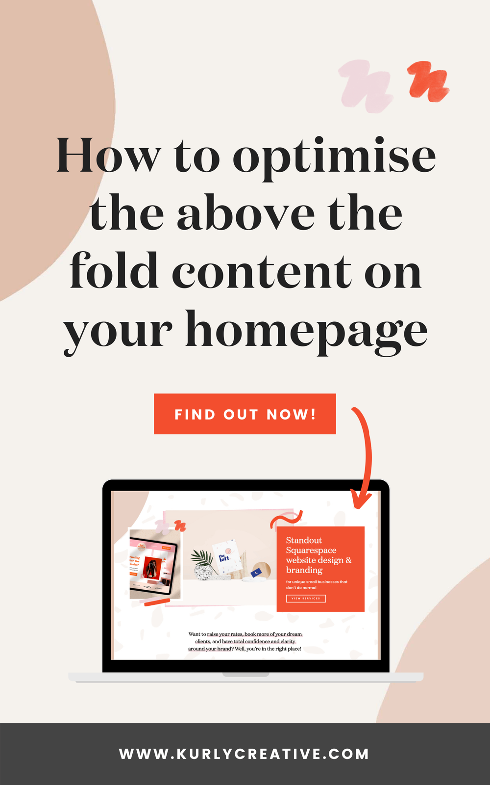Top tip for optimising the above the fold content on your homepage ...