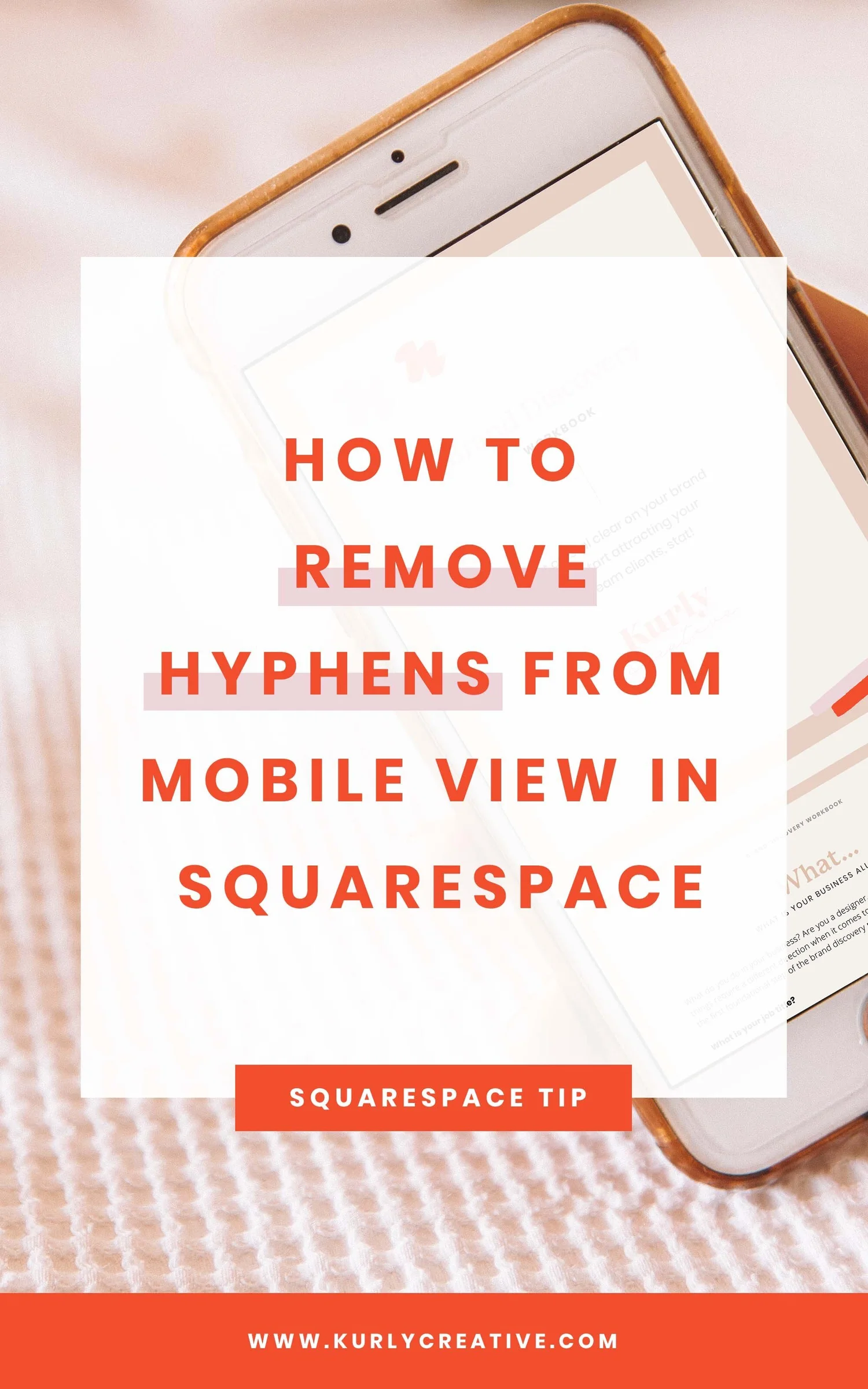 How to remove hyphens in Squarespace — Kurly Creative | Squarespace ...