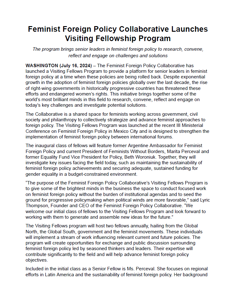 Feminist Foreign Policy Collaborative