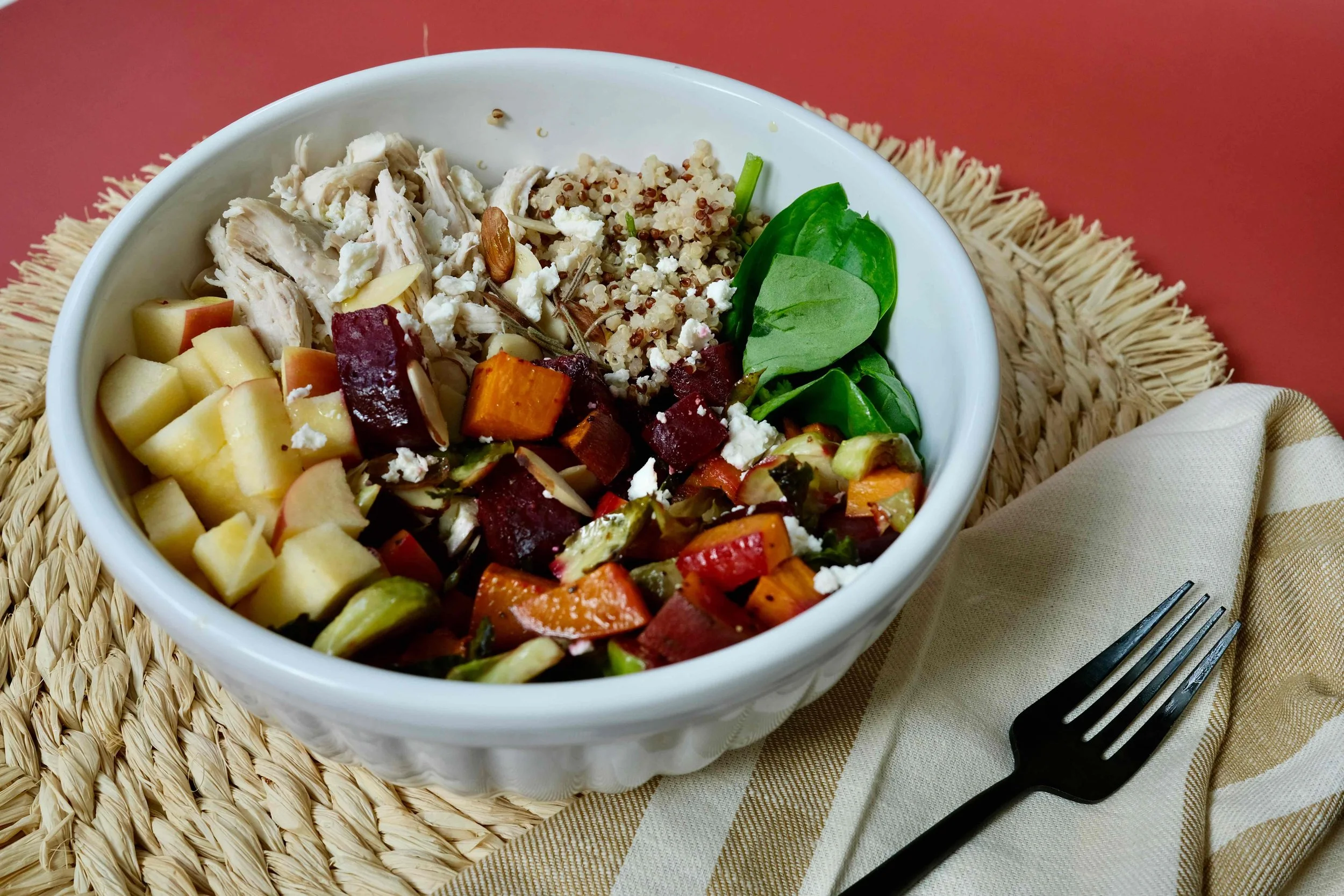 Beet and Chicken Harvest Bowl — Remi Rose Nutrition