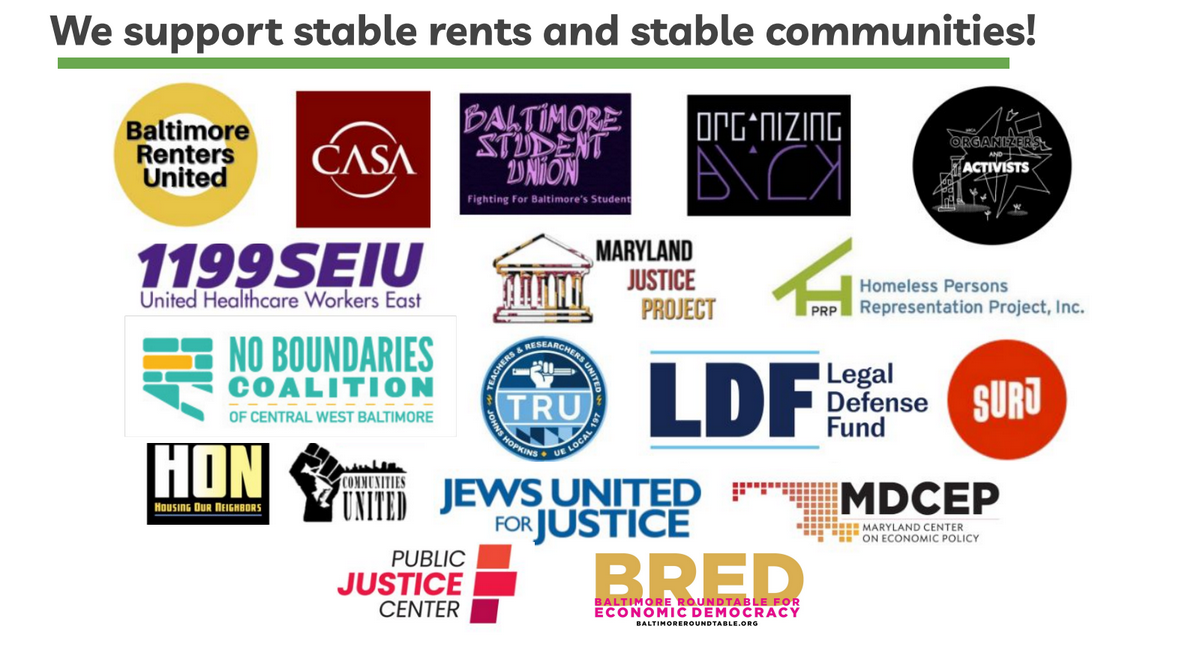 Rent Stabilization — Baltimore Renters United