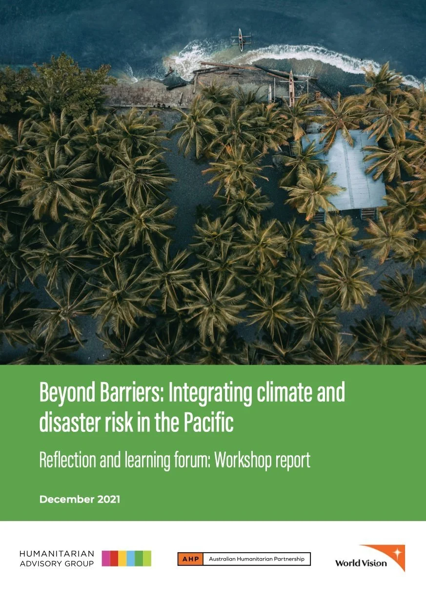 Beyond barriers: reflection and learning forum workshop report