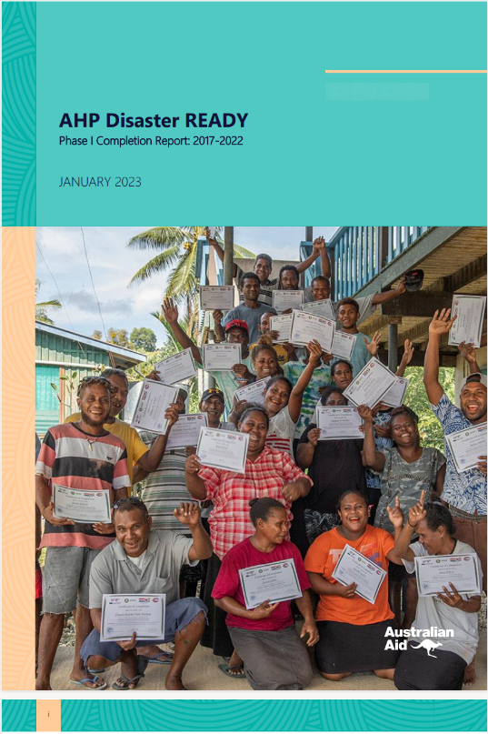 Disaster READY Phase One Completion Reports: 2017-2022