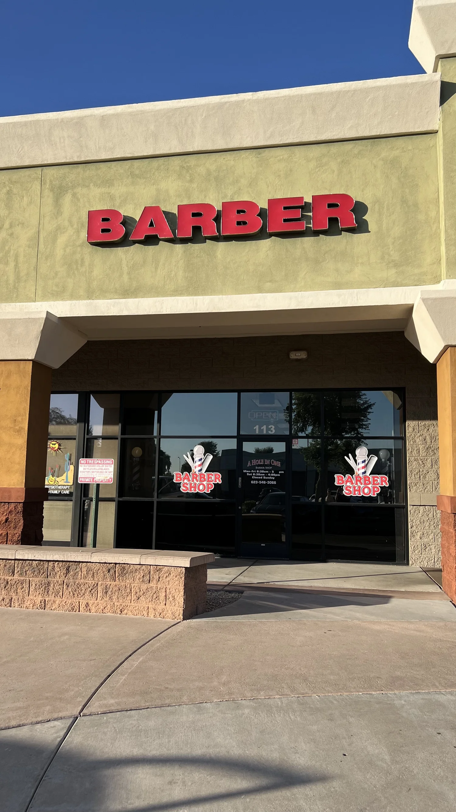 A Hole in One Barbershop