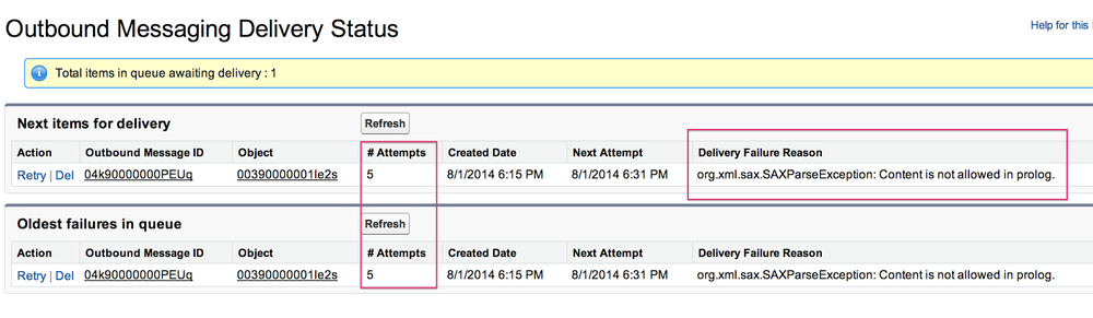 Testing SOAP Outbound Messages without failure