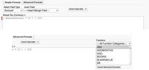 Using Formula Fields in Salesforce