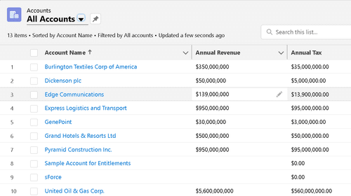 Using Formula Fields in Salesforce