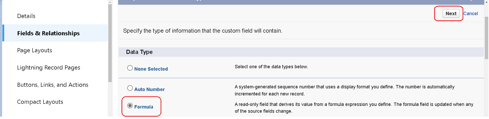 Using Formula Fields in Salesforce