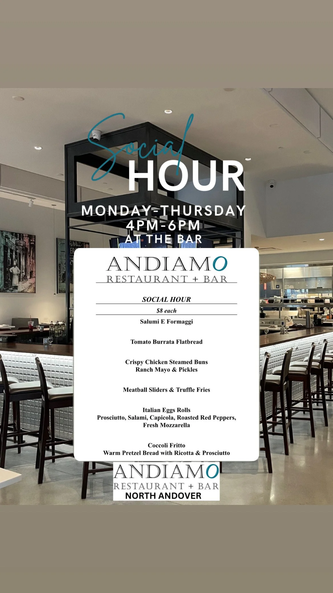 Events — ANDIAMO RESAURANT + BAR
