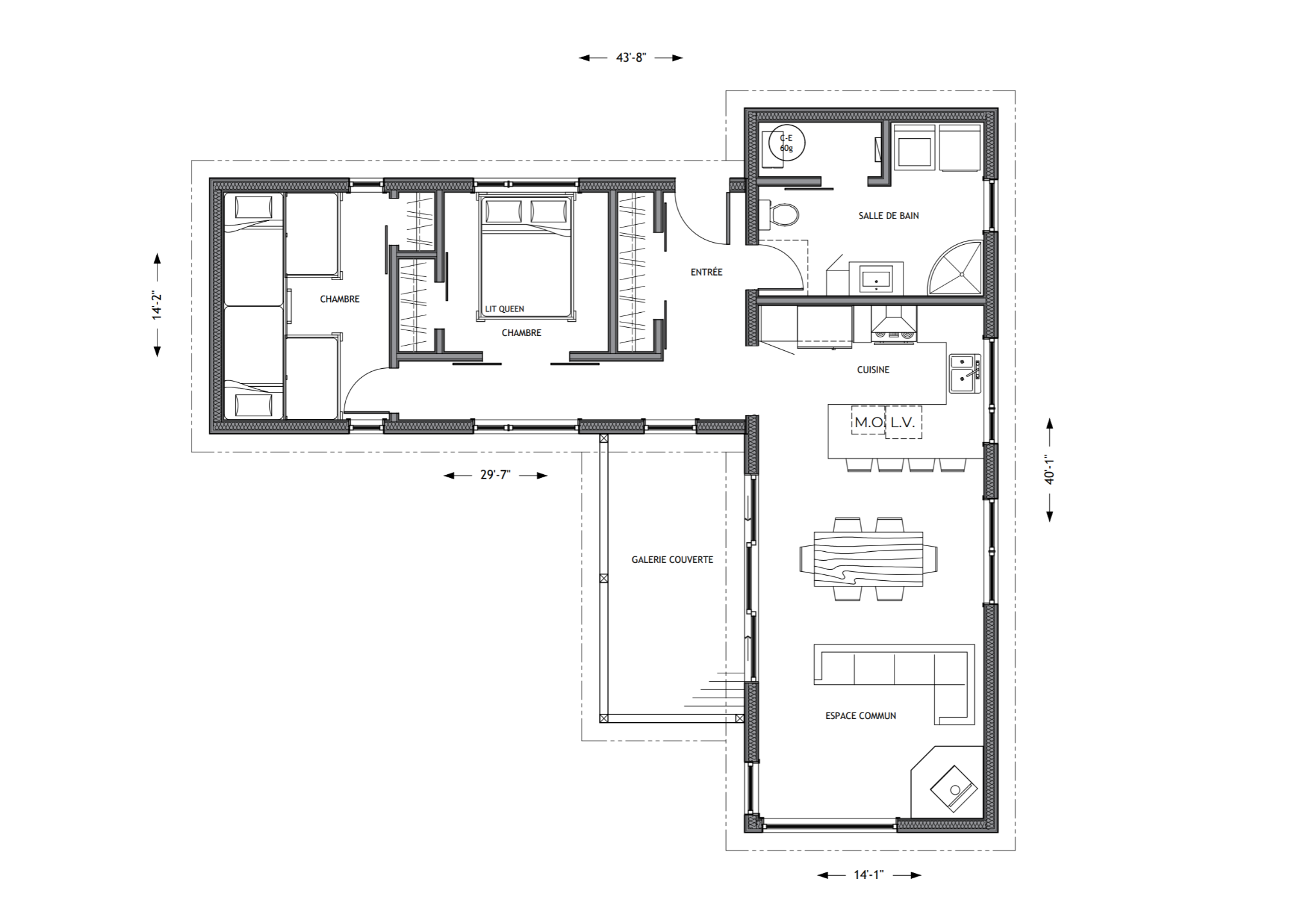 Chalet préfabriqué - le LÜMI — Alexi Modulaire