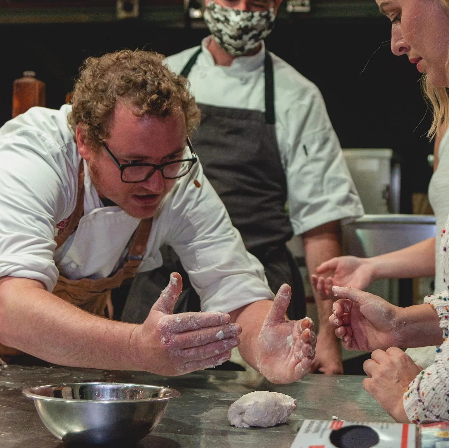 Cooking class without the hands-on watch chefs prepare the meal you eat ...