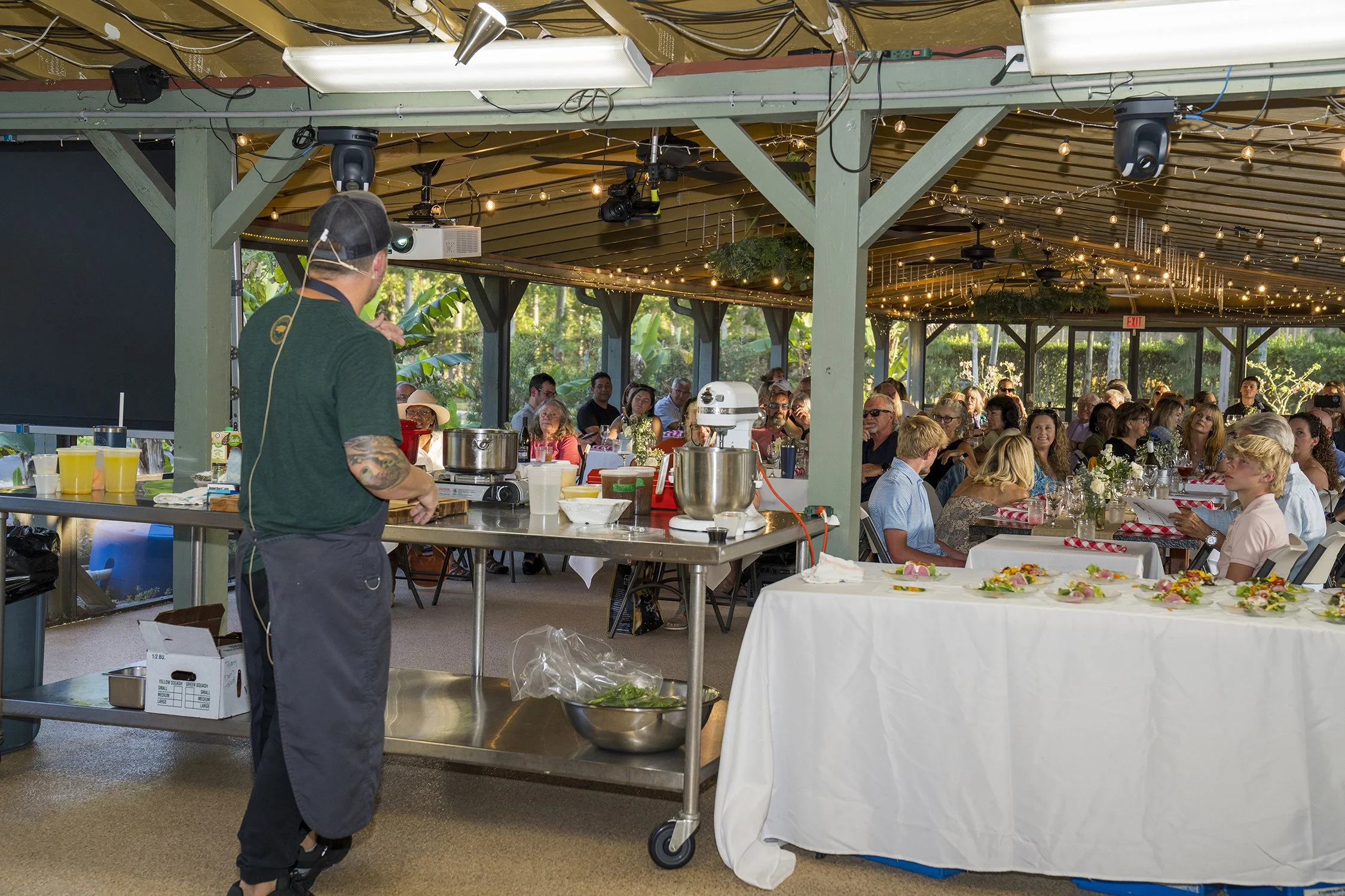 Cooking class without the hands-on watch chefs prepare the meal you eat ...