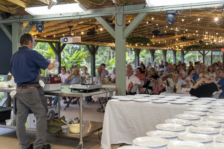 Cooking class without the hands-on watch chefs prepare the meal you eat ...
