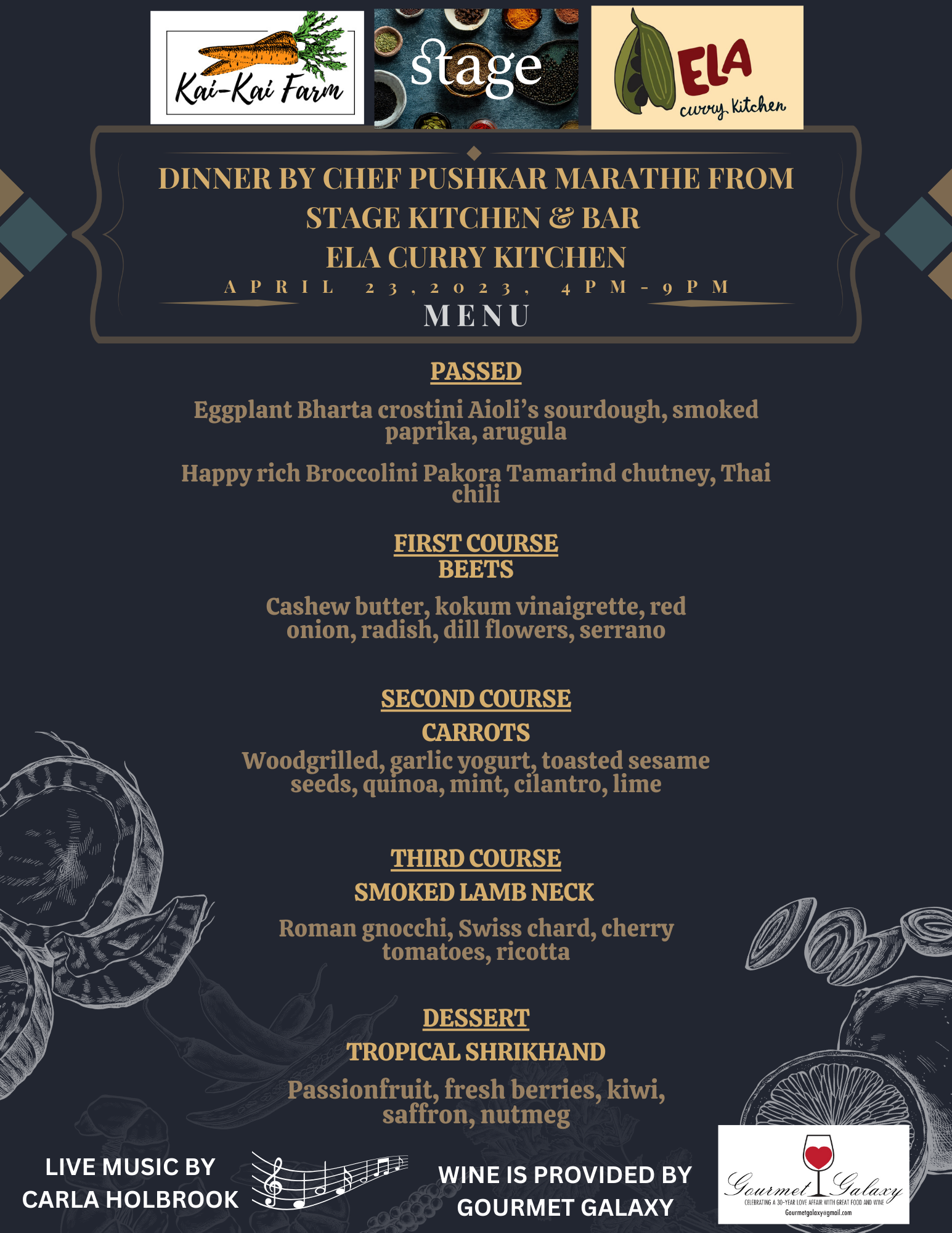 Farm to table dinner for foodies — Kai-Kai Farm - Produce - Farm ...